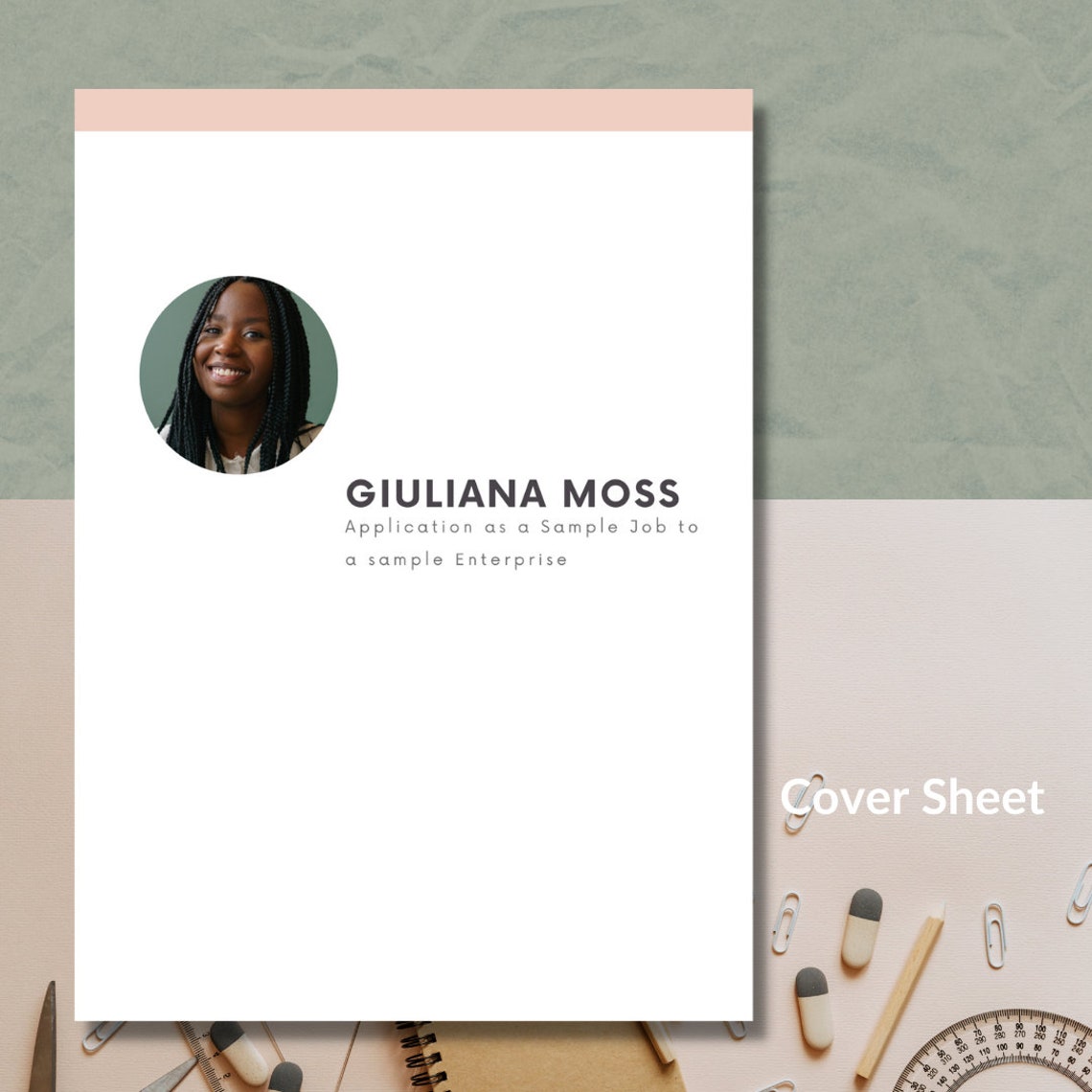 Minimalist Resume Template Rose - Editable CV Template - Instant ...