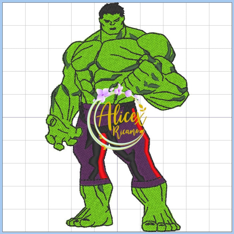 Hulk Embroidery Design - Etsy