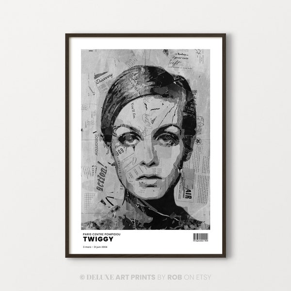 Twiggy Poster - Etsy