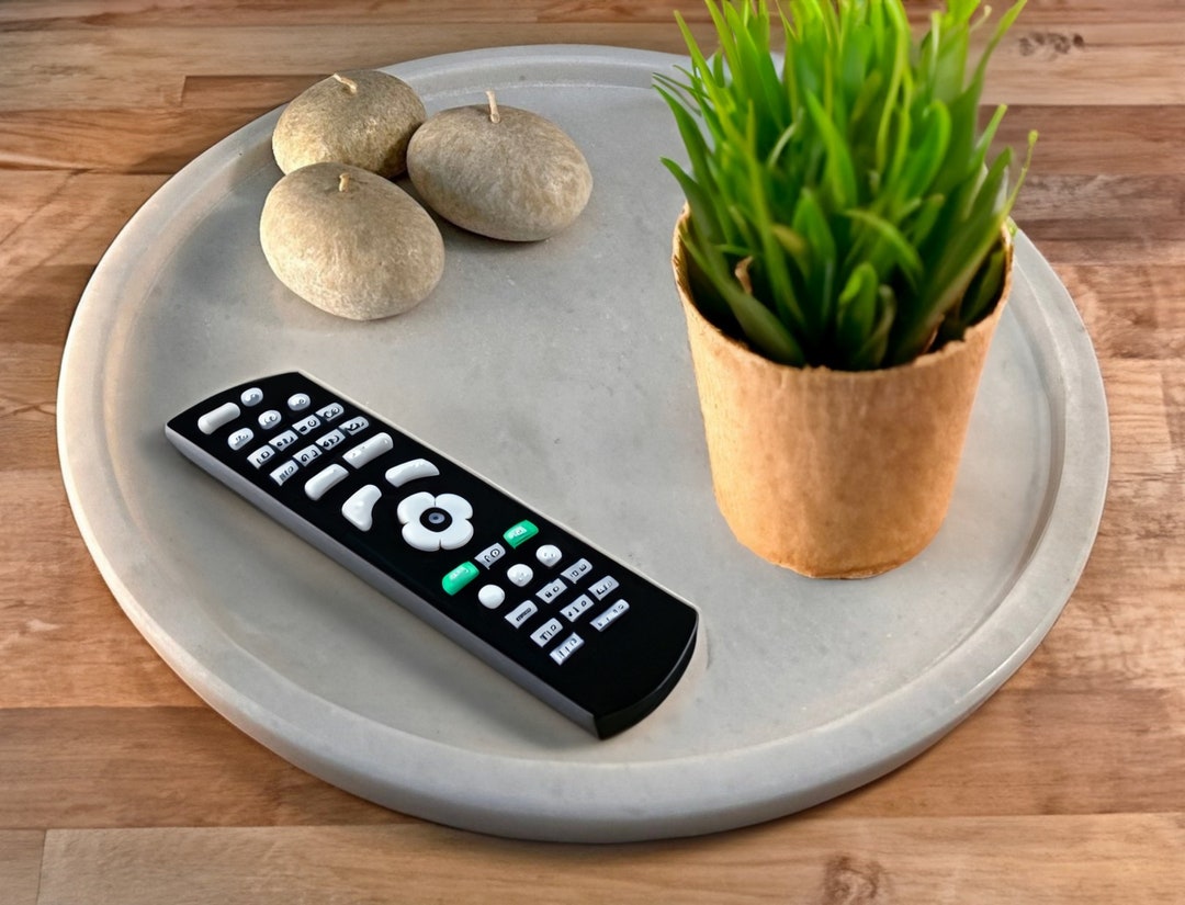 Marble Coffee Table Tray | Round Marble Tray - Coffee Table Trays - Etsy