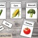 VEGETABLES • 13 Editable Montessori Cards • Preschoolers, Homeschoolers ...