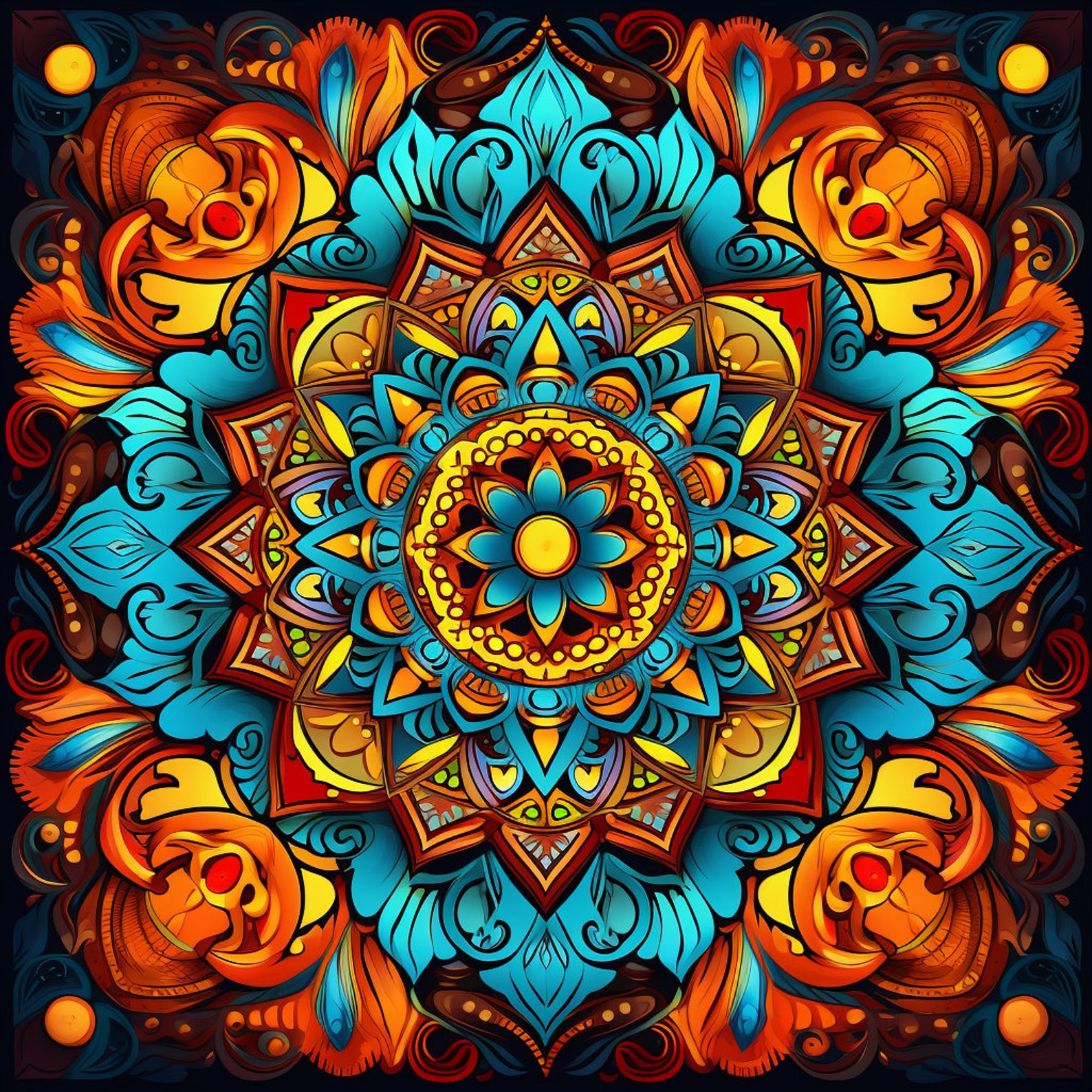 Mandala Rangoli Designs Mockup Printable Images Downloadable Picture ...