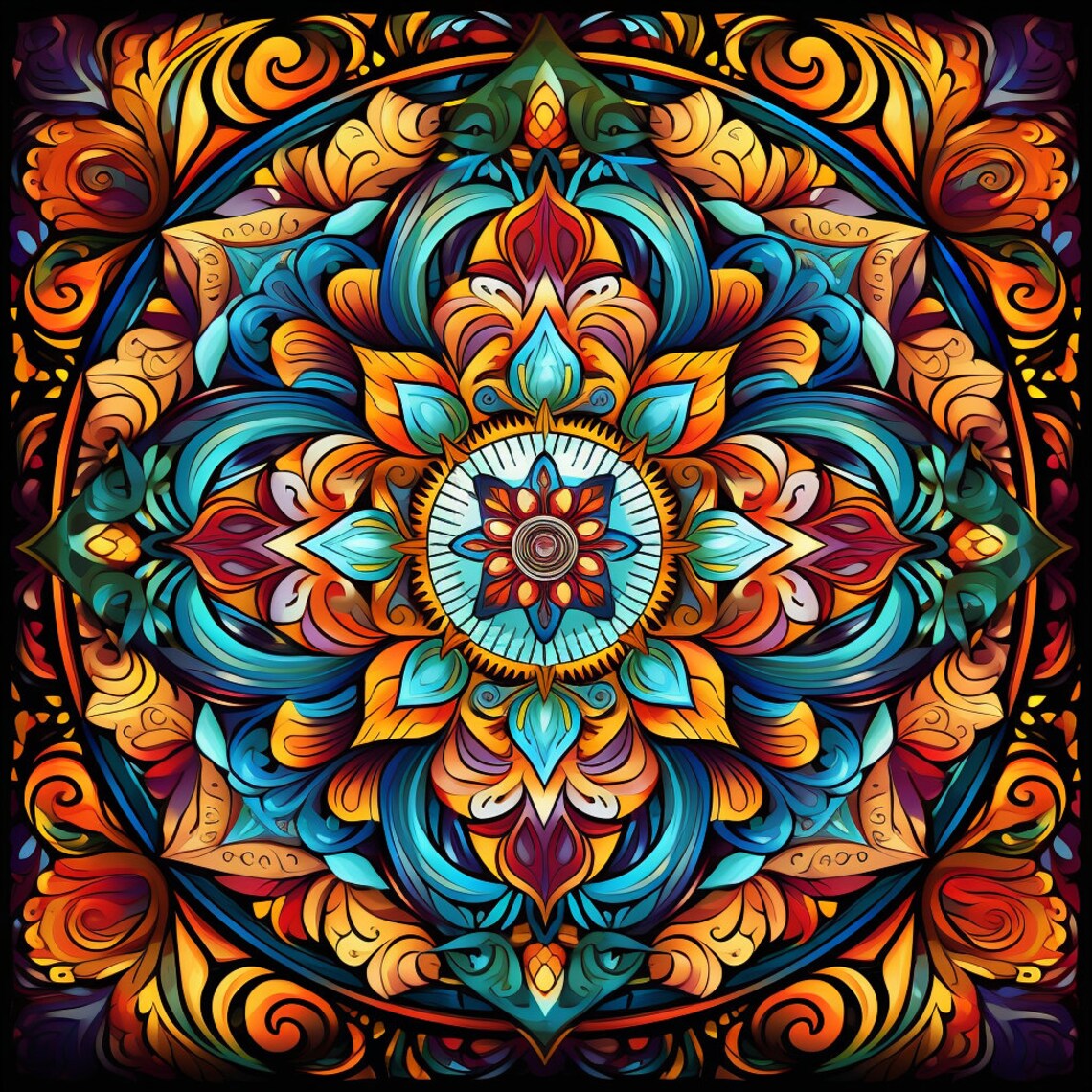 Mandala Rangoli Designs Mockup Printable Images Downloadable Picture ...