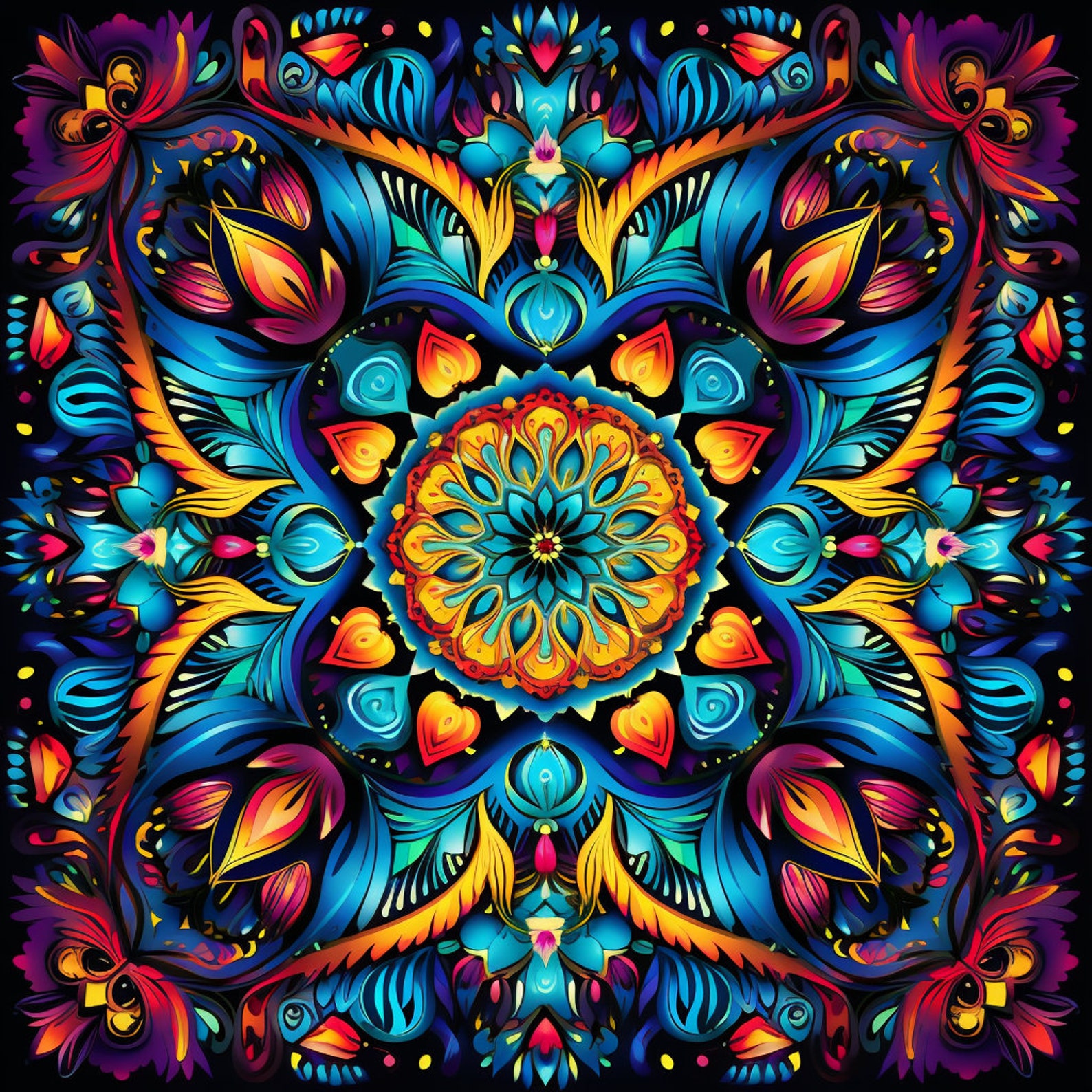 Mandala Rangoli Designs Mockup Printable Images Downloadable Picture ...