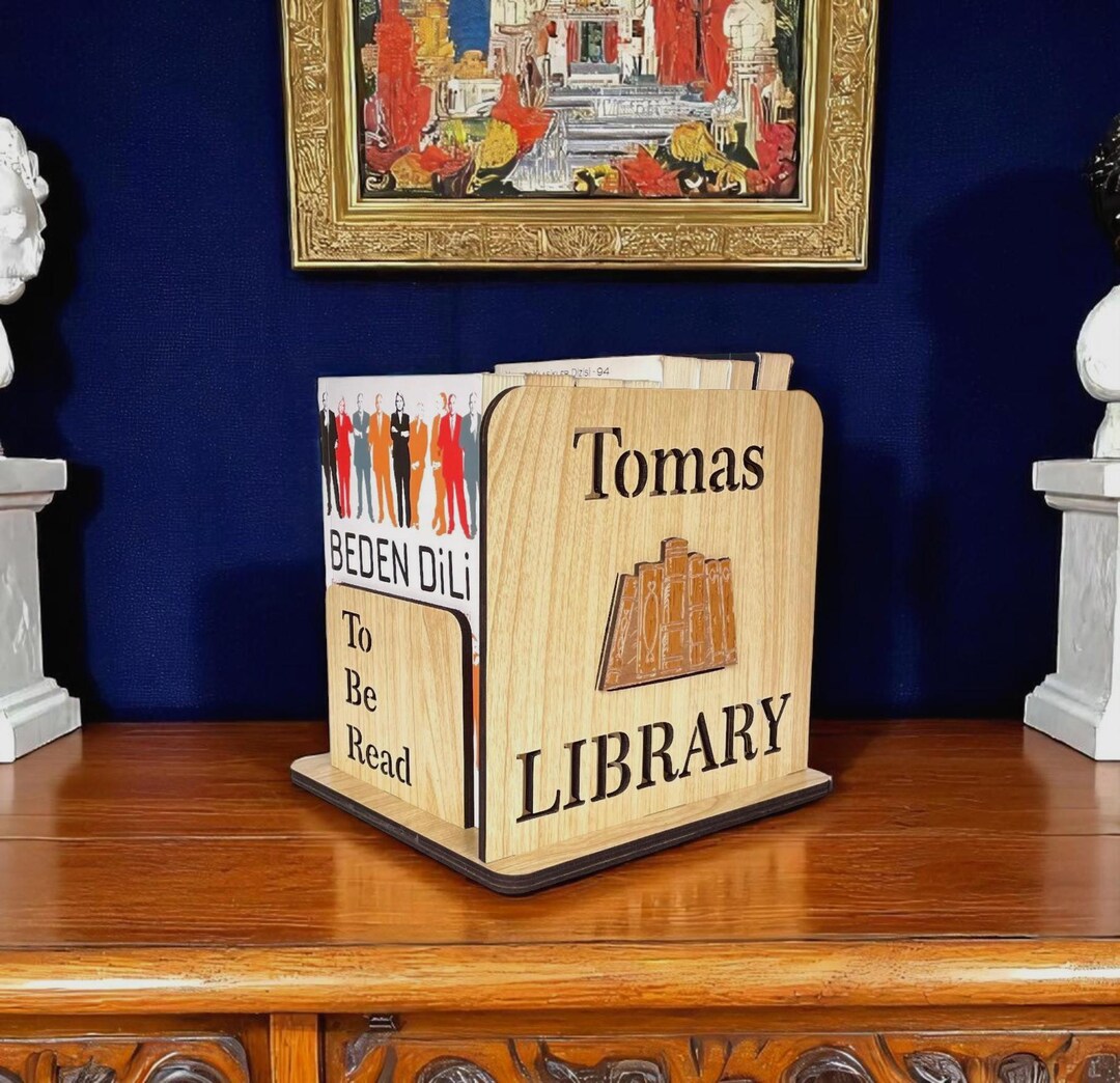 Personalized Bookshelf Stand, Gifts for Book Lovers, Gifts for Readers ...