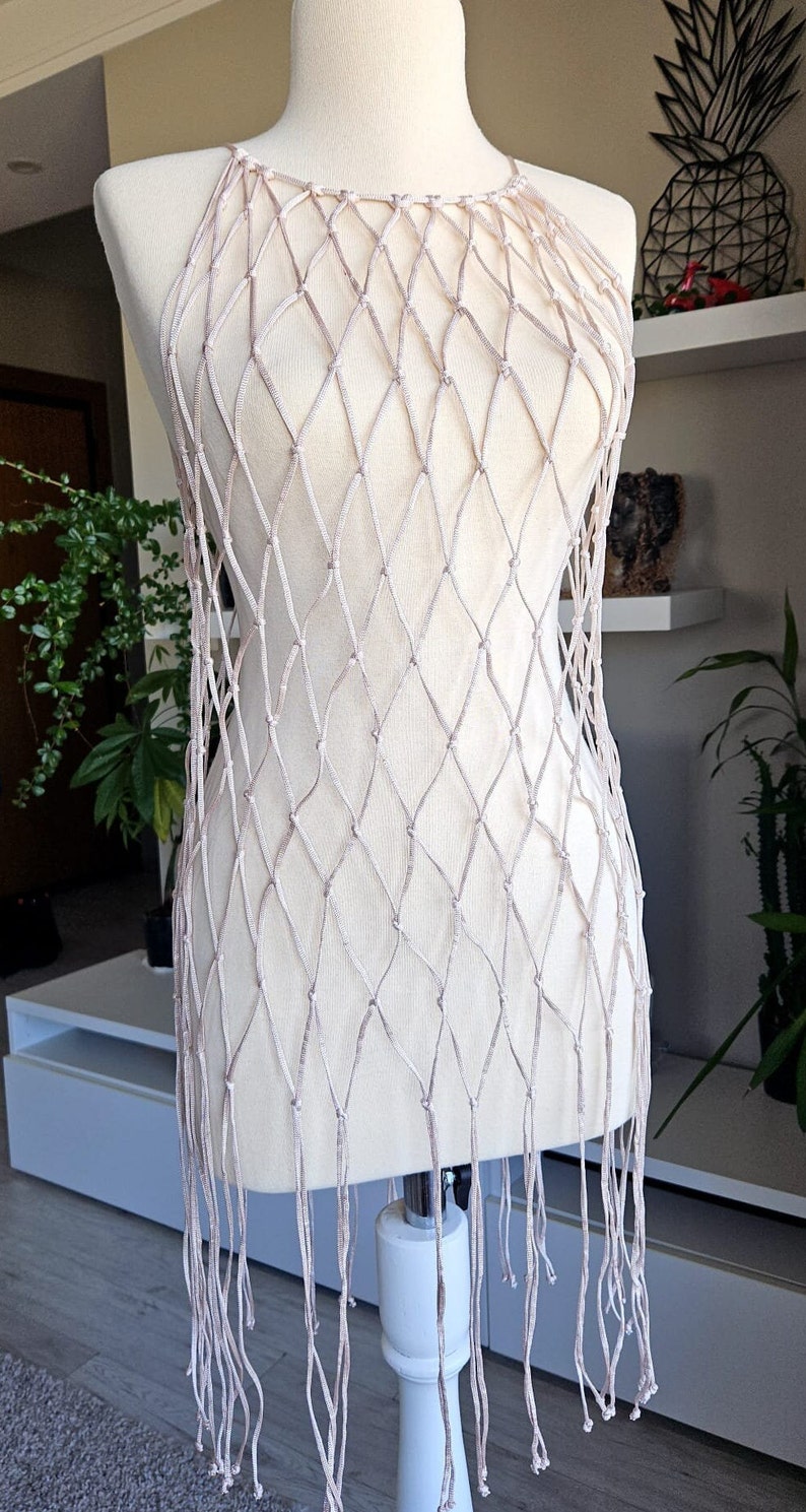 Macrame Dress, Festival Dress, Festival Outfit, Burning Man Dress, Boho ...