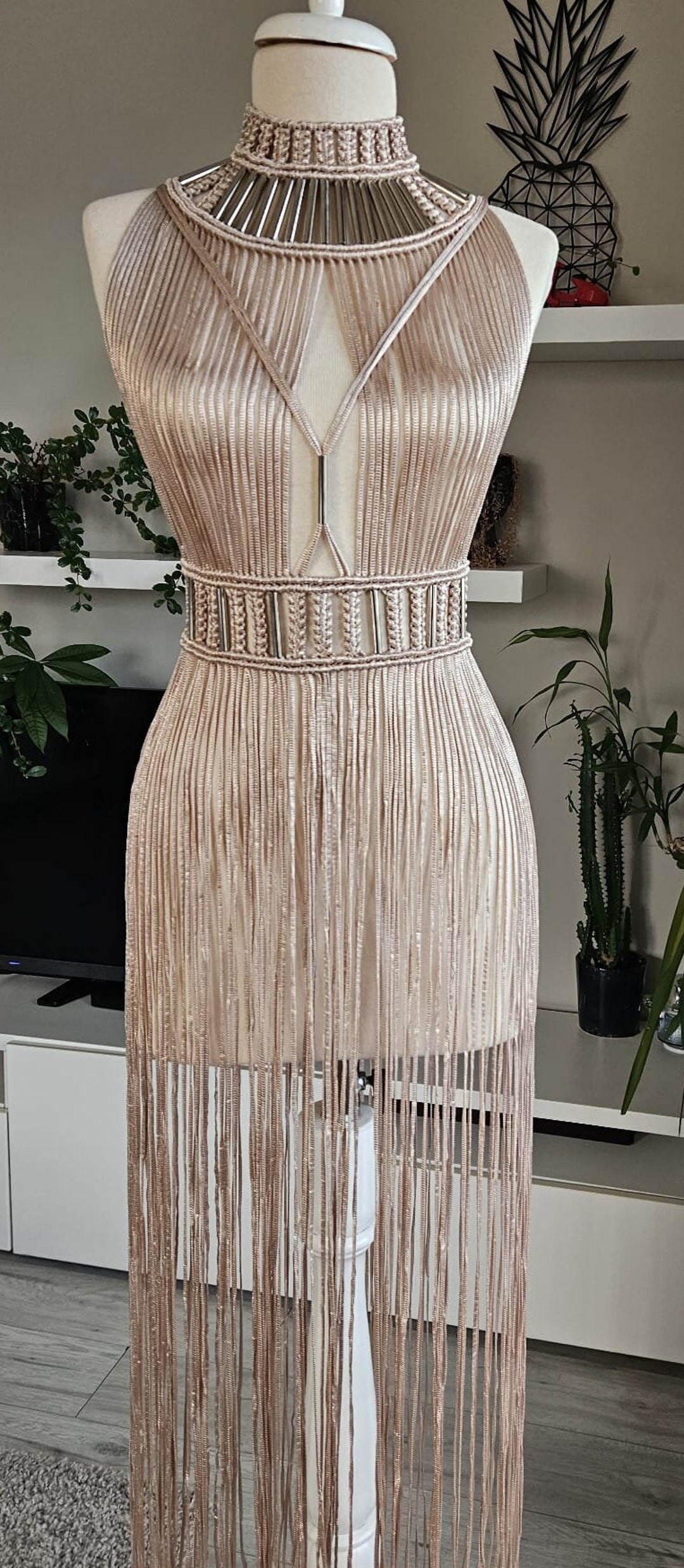 Macrame Dress, Festival Dress, Festival Outfit, Burning Man Dress ...