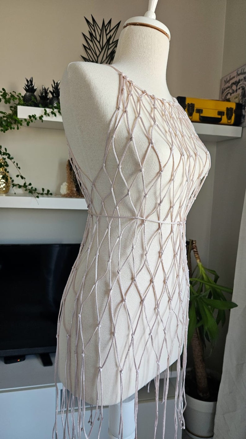 Macrame Dress, Festival Dress, Festival Outfit, Burning Man Dress, Boho ...