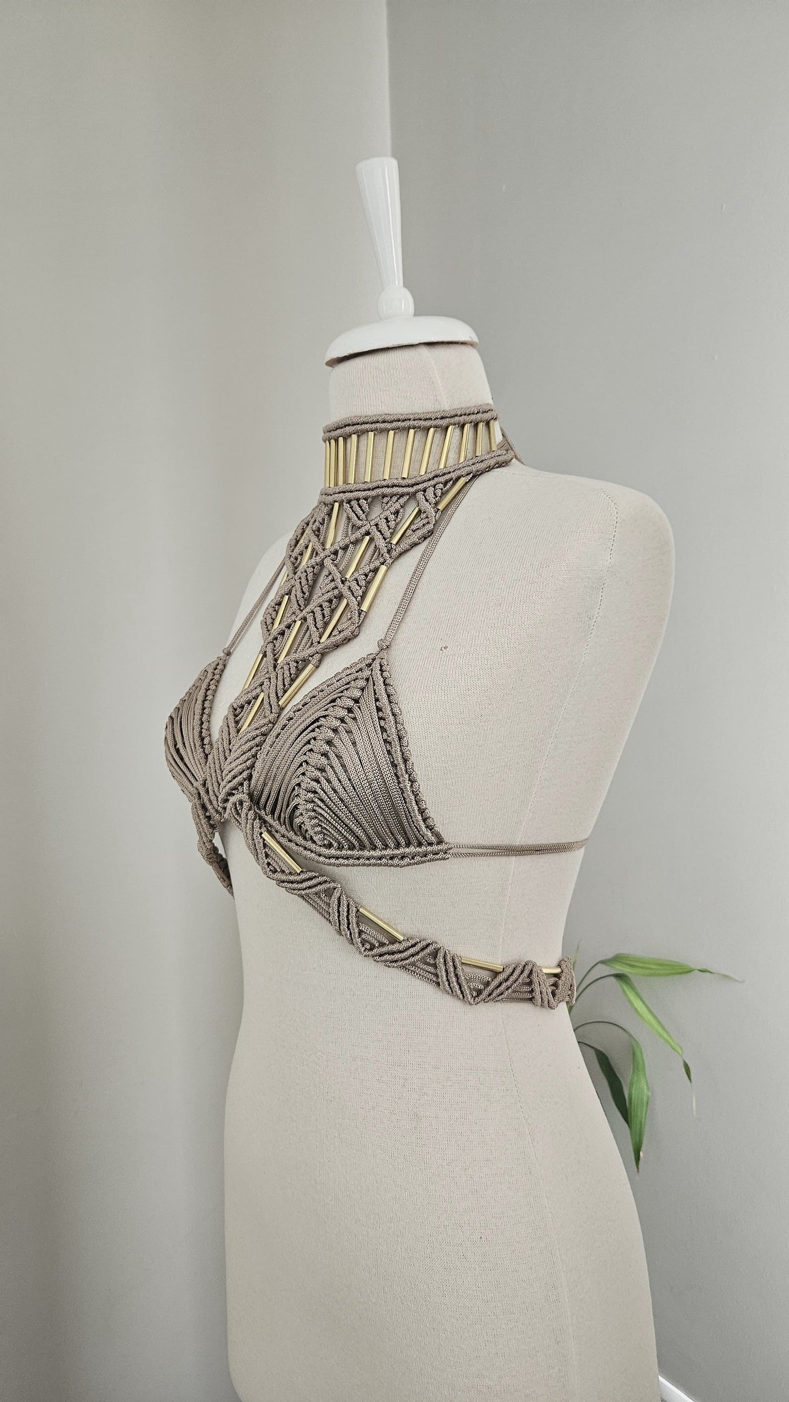 Macrame Bralette & Top. Festival Set, Rave Outfit, Festival Outfit ...