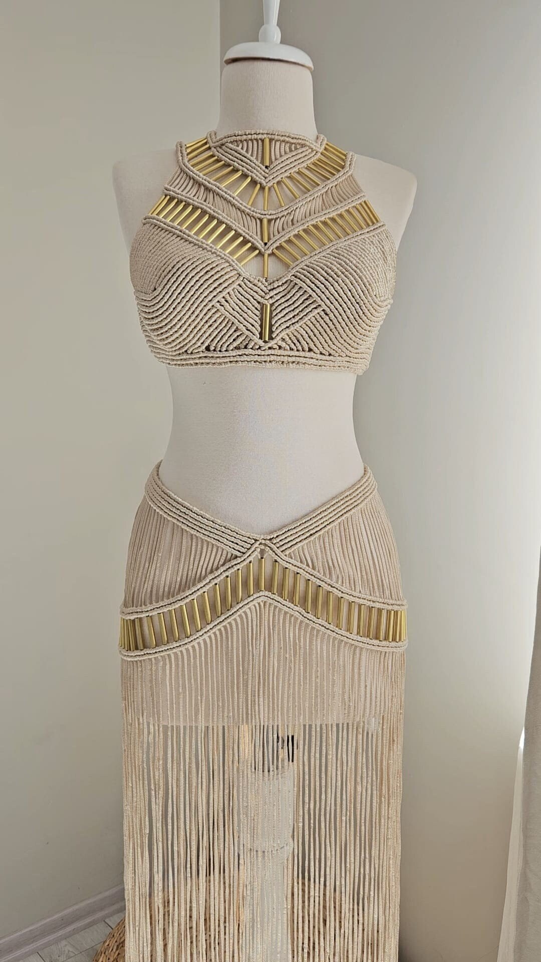 Festival Outfit, Macrame Dress, Rave Outfit, Burning Man, Coachella ...