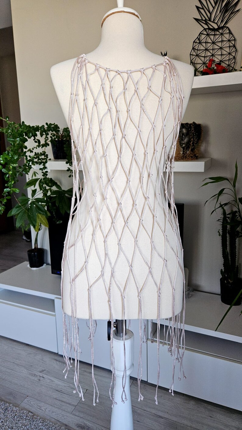 Macrame Dress, Festival Dress, Festival Outfit, Burning Man Dress, Boho ...