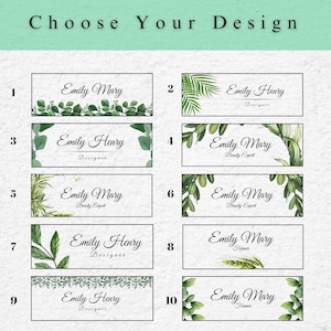 Acrylic Name Plate for Desk, Leaf Name Plate, Custom Name Plate, New ...