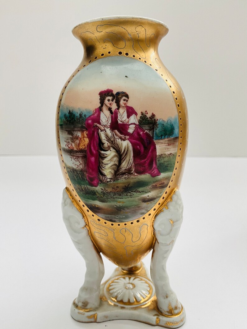 Pair of Antique Amphora Vases.classical Scene. Neoclassical - Etsy