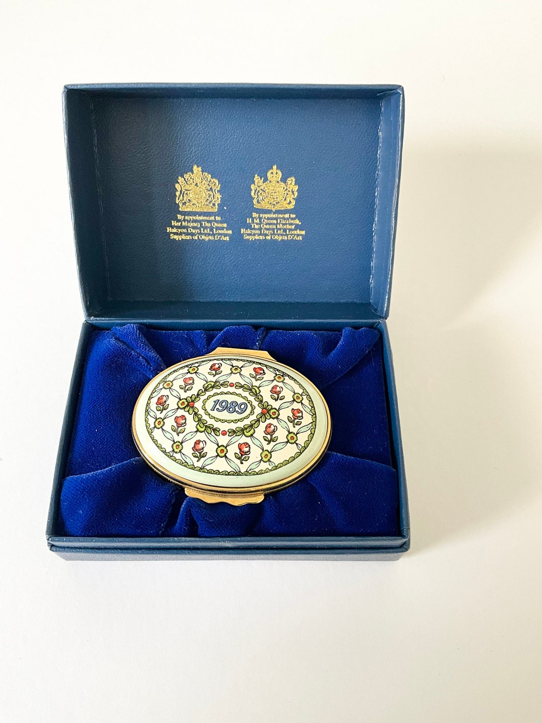 Rare Halcyon Days Enamel Box Limited Edition 1989 Enamel - Etsy