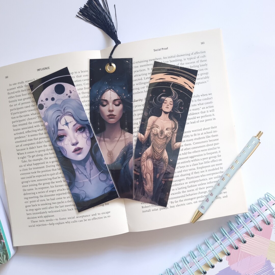 Fantasy Magical Bookmark Collection, Custom Bookmark Individual or Set ...