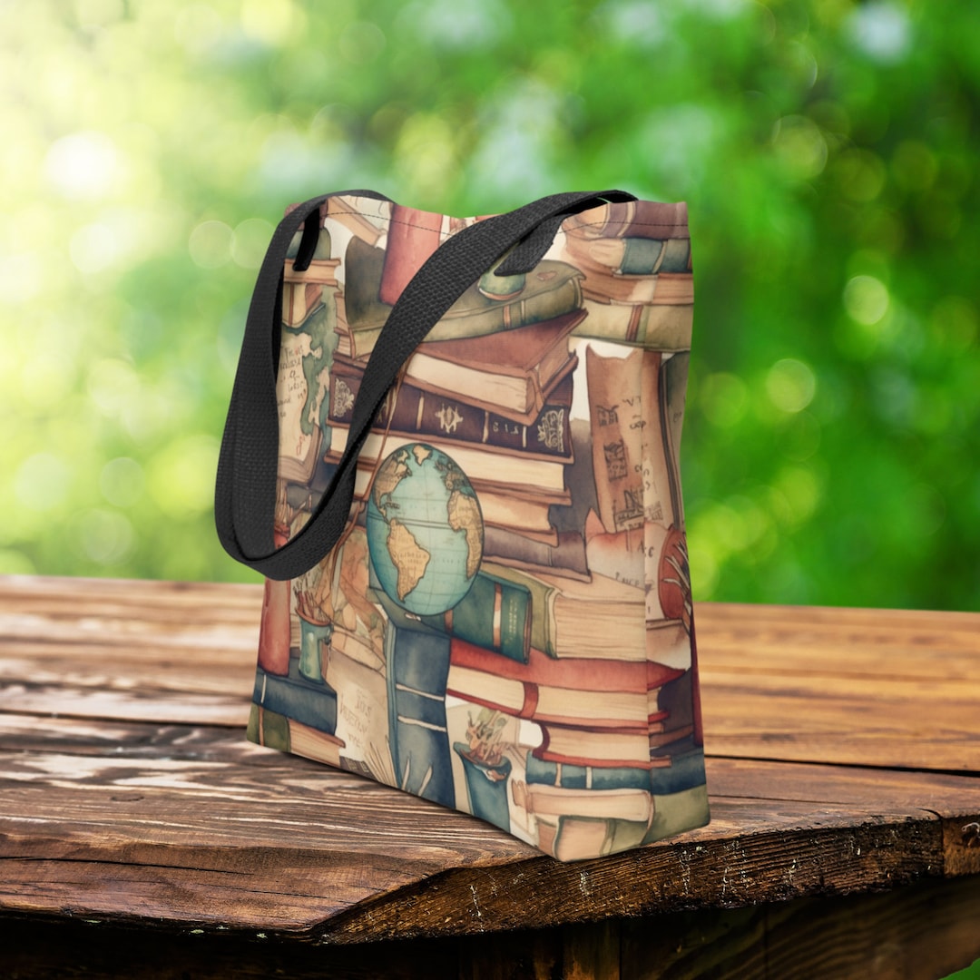 Aesthetic Bookish Tote Bag, Shoulder Bag for Book Lovers, Reader Tote ...