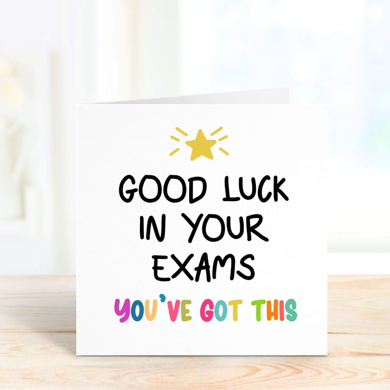 Good Luck in Your Exams Personalised Card, You've Got This Custom ...