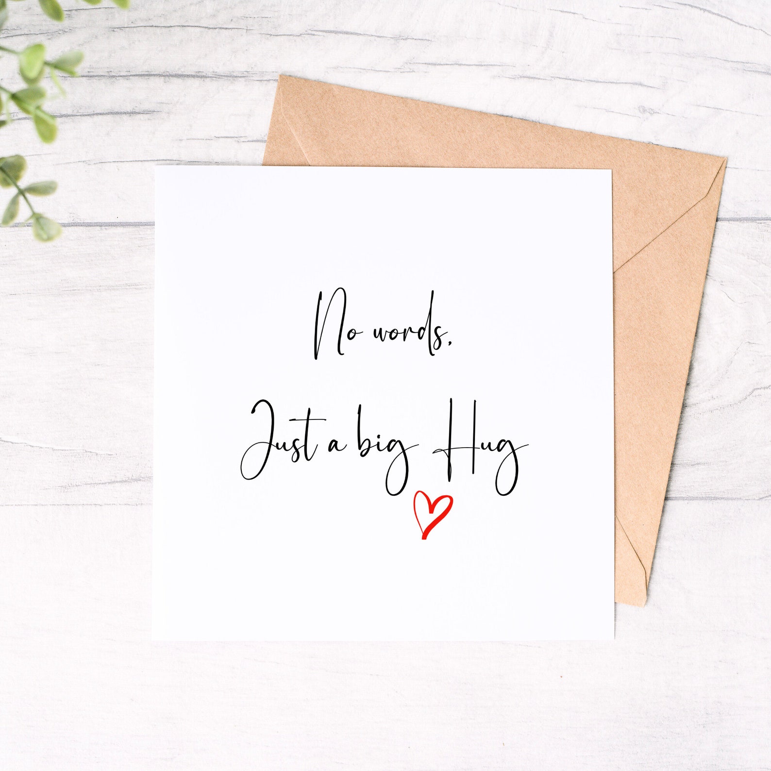 Personalized Sympathy Card: Big Hug Bereavement Condolence Card - Etsy