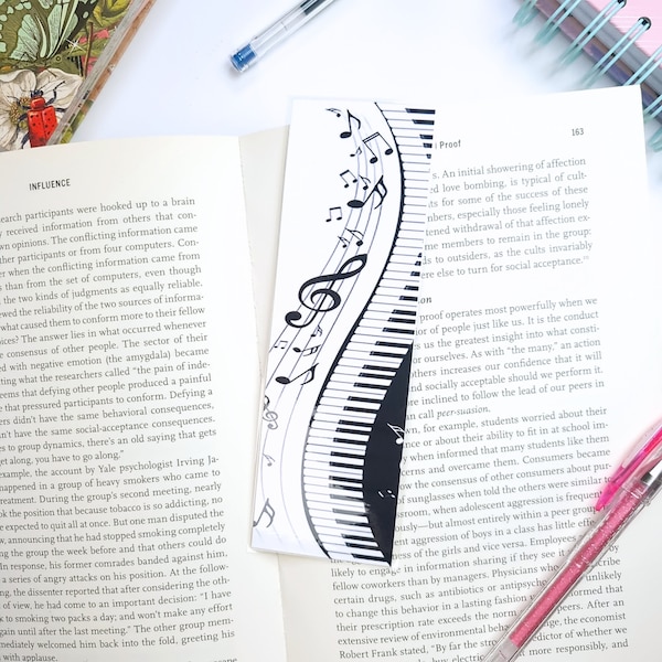 Music Bookmark - Etsy