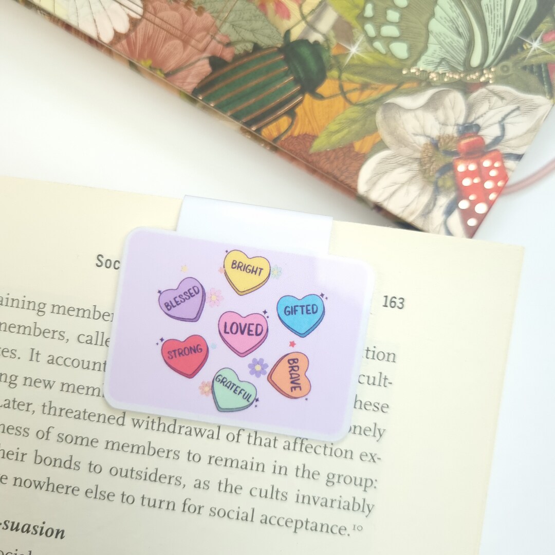 Magnetic Bookmark Self Love Quote Bookmarks for Women - Etsy