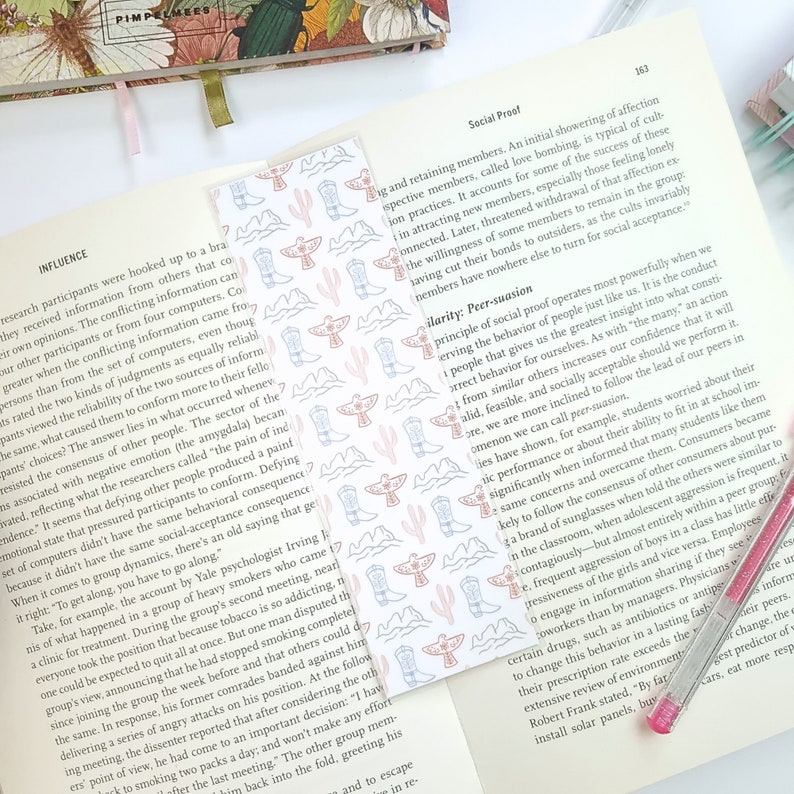 Cowboy Boots Bookmark Collection Western Desert Inspired - Etsy