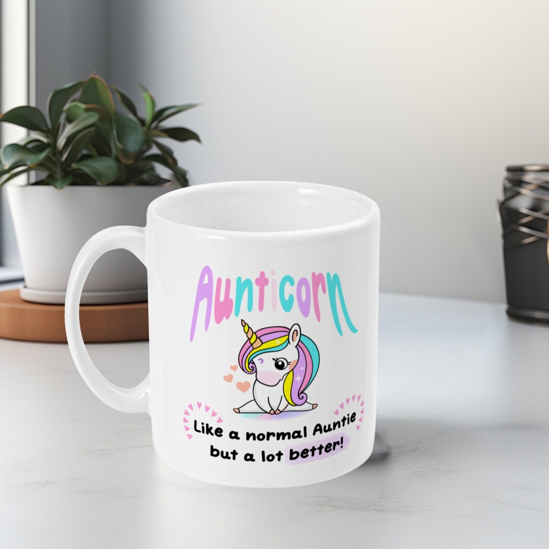 Personalised Auntie Mug, New Aunt Gift, Auntie Birthday Gifts, Cute ...