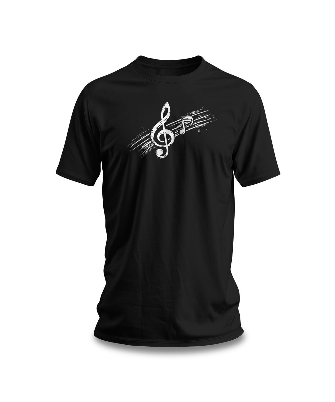 Music Note T-shirt Treble Clef Design Tee Minimalist Music Lover Shirt ...