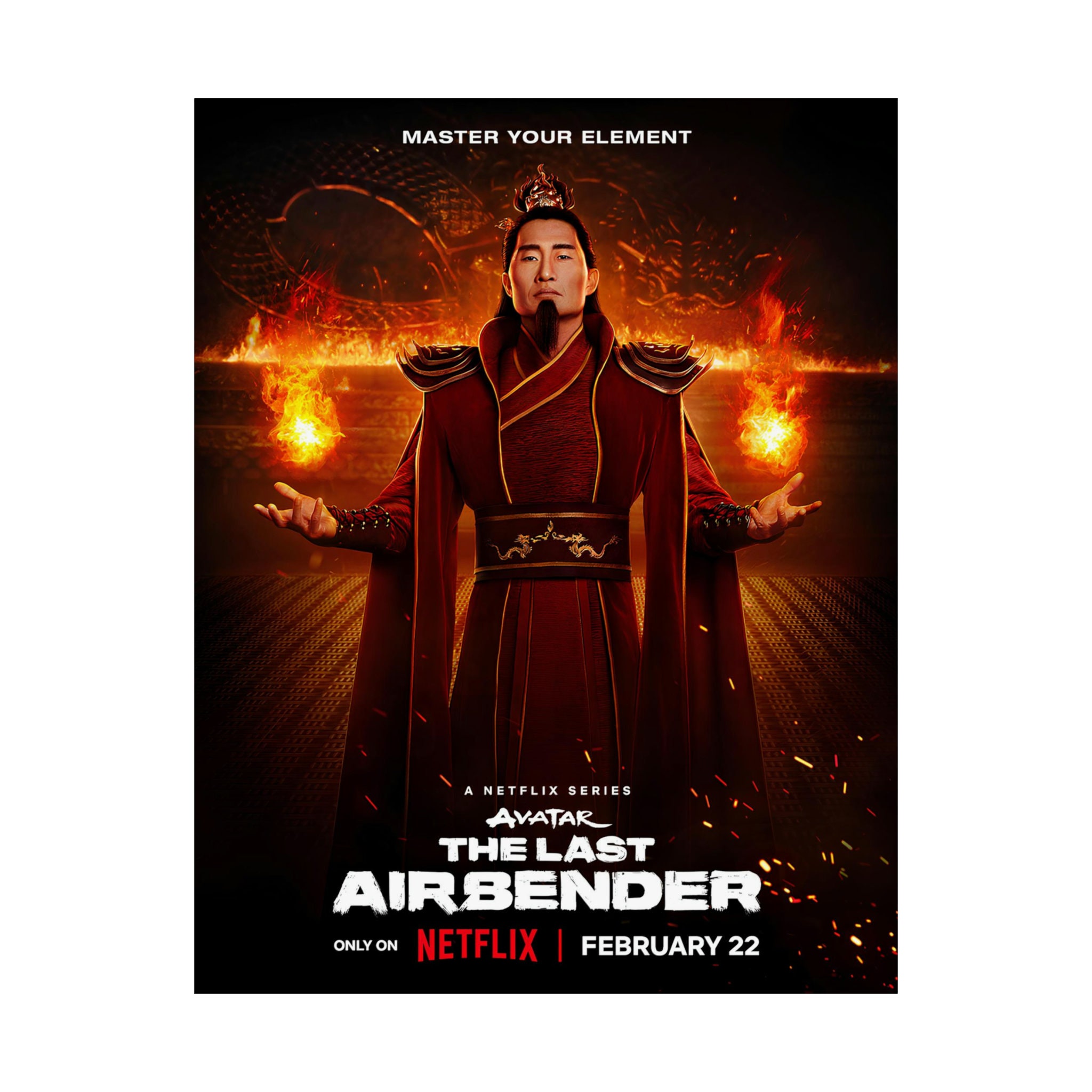 Avatar: The Last Airbender Live Action Fi.re Lord Ozai Poster sold by ...
