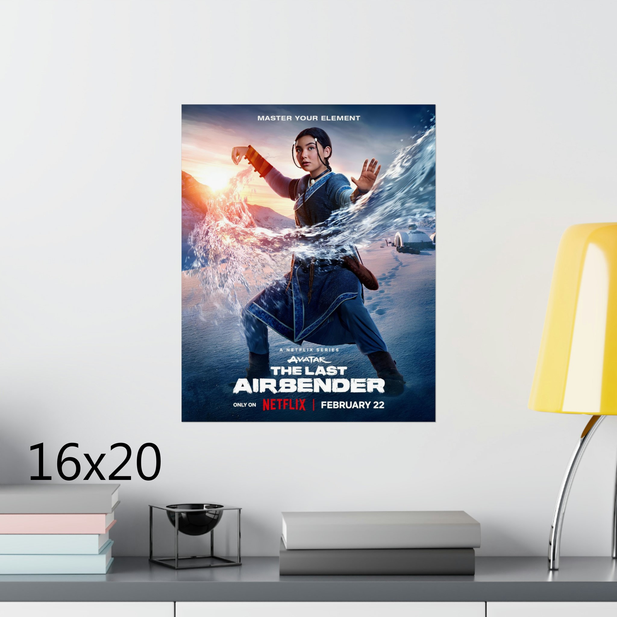 Avatar: the Last Airbender Live Action Katara Poster Waters of Strength ...