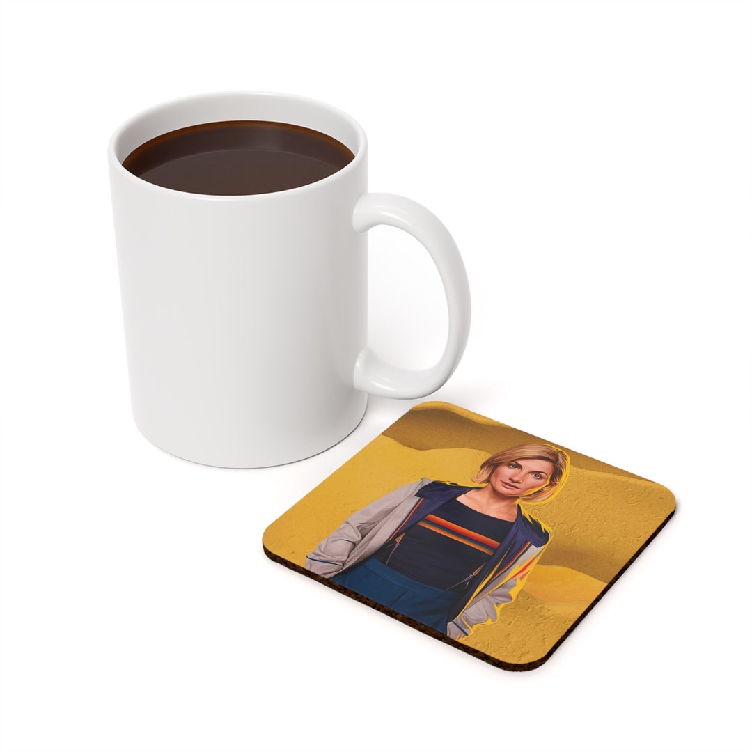 Doctor Who Thirteenth Doctor Photo Coaster and Quote Coaster Duo - Etsy