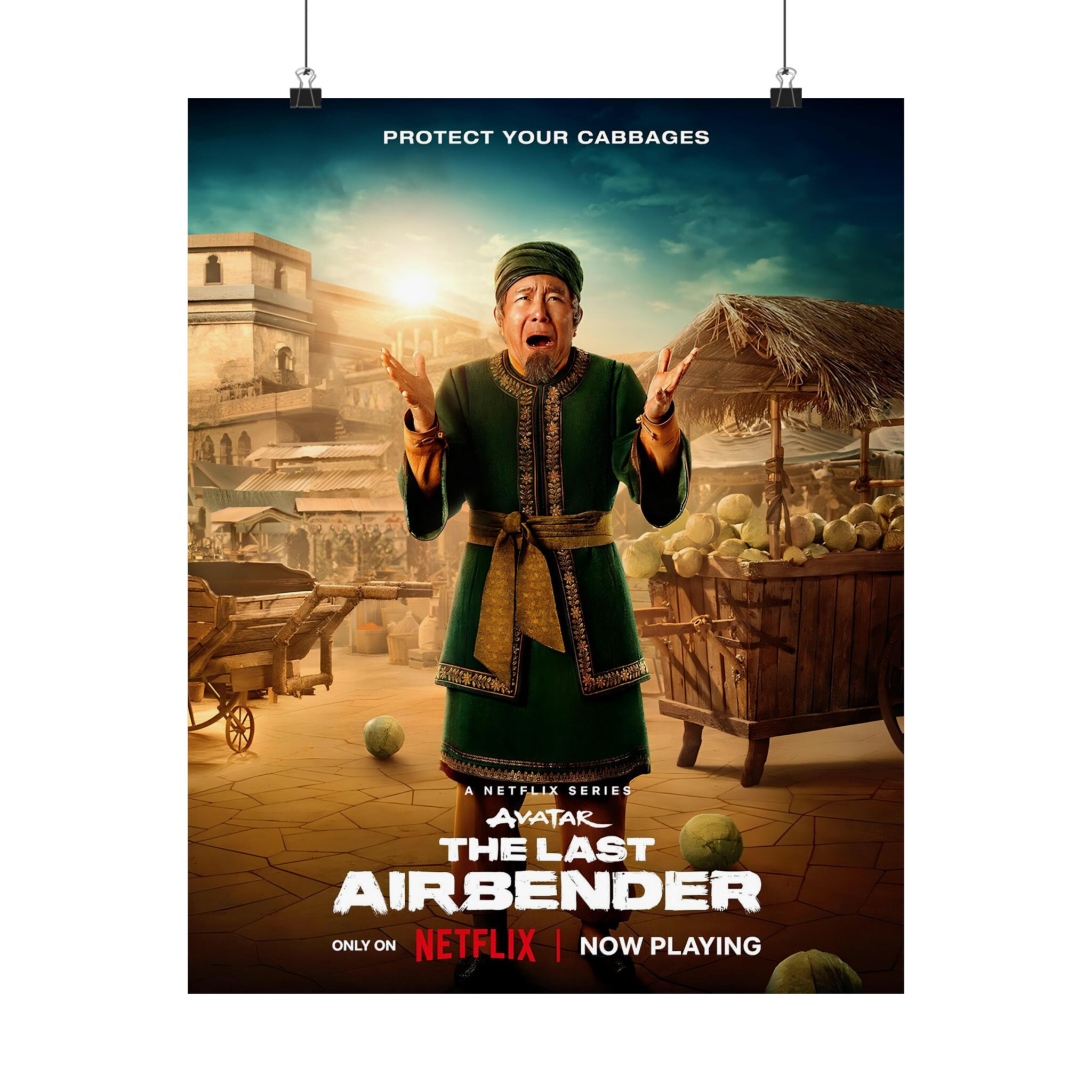 Avatar: The Last Airbender Cabbage Merchant Poster, The Unforgettable ...