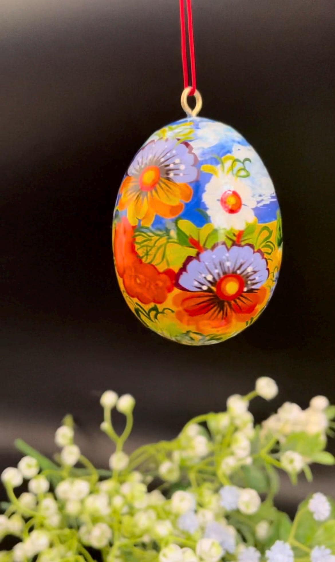 Hand-painted Wooden Egg Acrylic Nature Landscape Easter Eggs Colorado ...