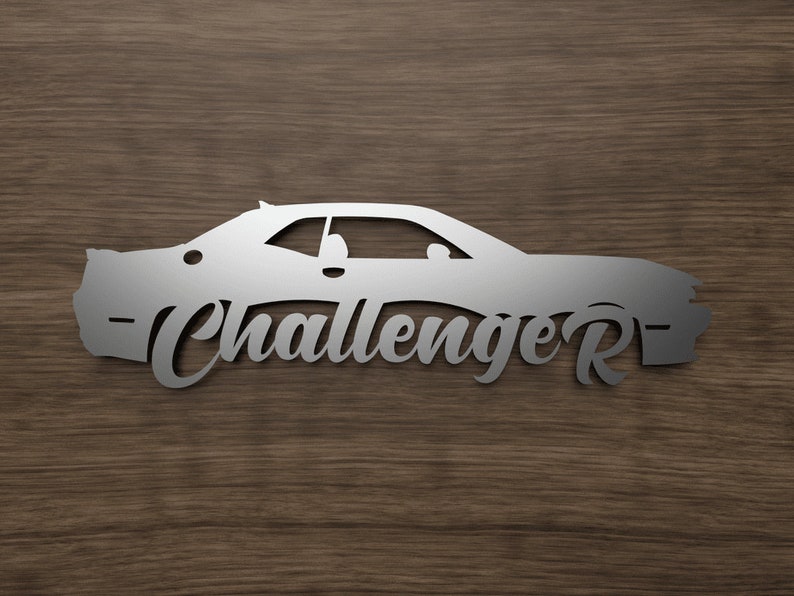 3RD Gen Challenger Metal Sign A Timeless Tribute to Classic - Etsy
