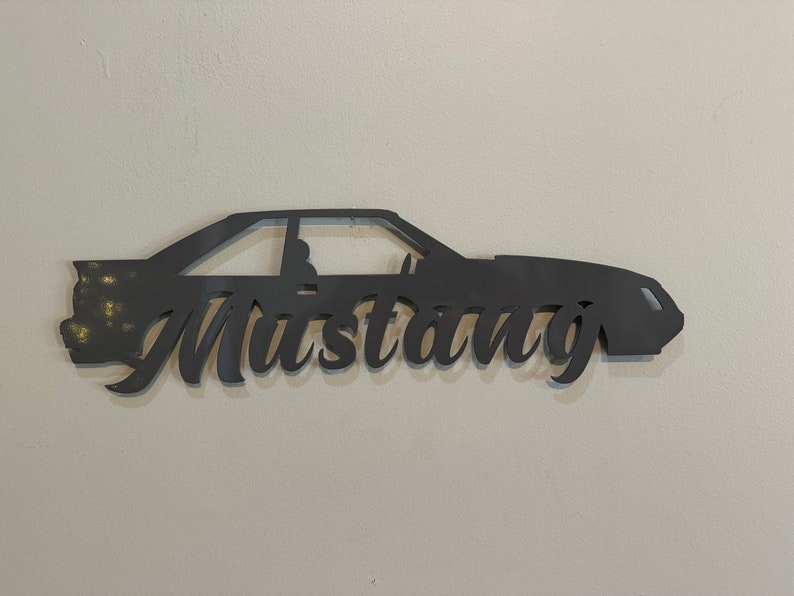 Fox Body Mustang Metal Sign - A Timeless Tribute to Classic American ...