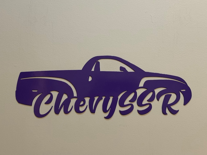 Chevy SSR Metal Sign - A Timeless Tribute to Classic American ...