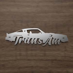 Trans Am Metal Sign - Etsy
