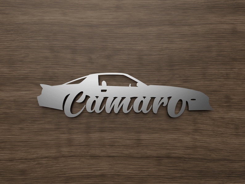 3RD Gen Camaro Metal Sign - A Timeless Tribute to Classic American ...