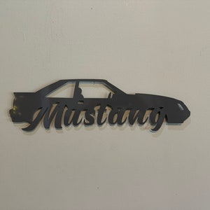 Fox Body Mustang Metal Sign A Timeless Tribute to Classic American ...
