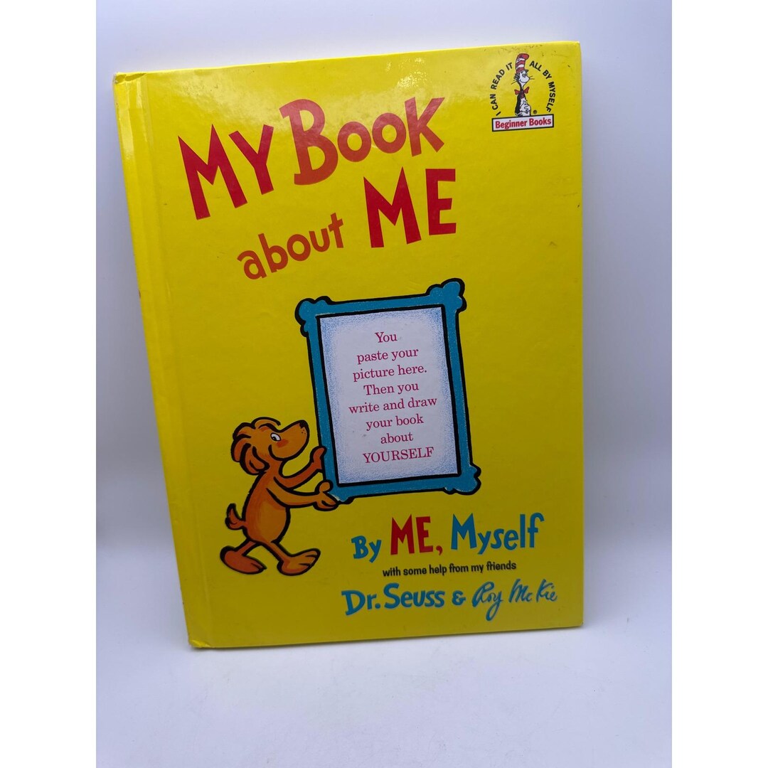 Dr Seuss My Book About Me Beginner Books Kids Activity Fill in Book - Etsy