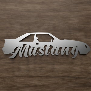 Fox Body Mustang Metal Sign A Timeless Tribute to Classic American ...