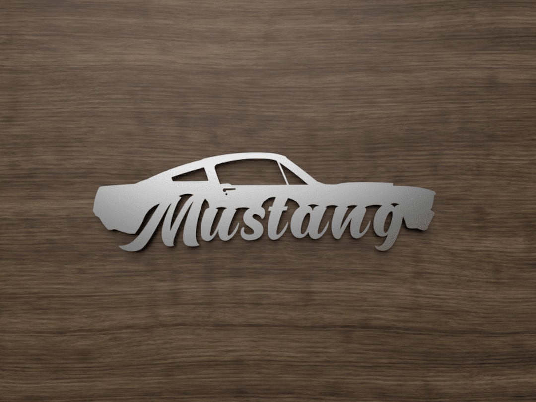 Mustang Metal Sign - A Timeless Tribute to Classic American Automobiles ...