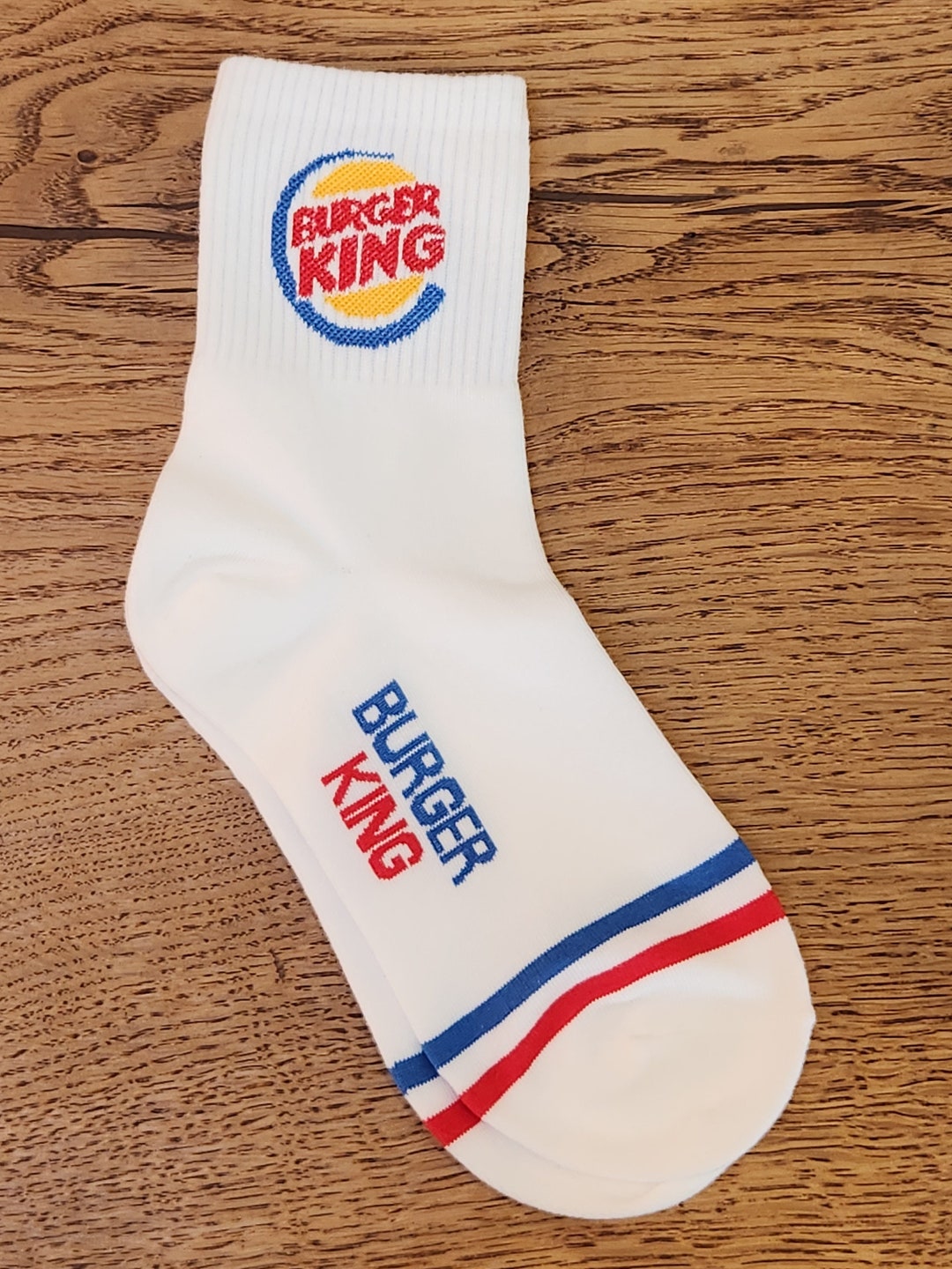 Cute Korean Burger King Socks - Etsy