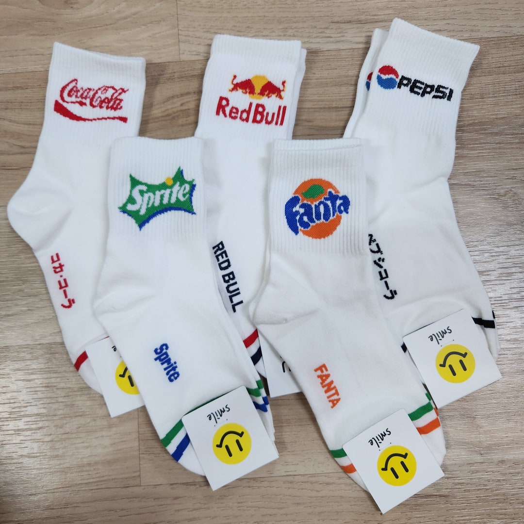 Cute Korean Soda Socks Collection - Etsy