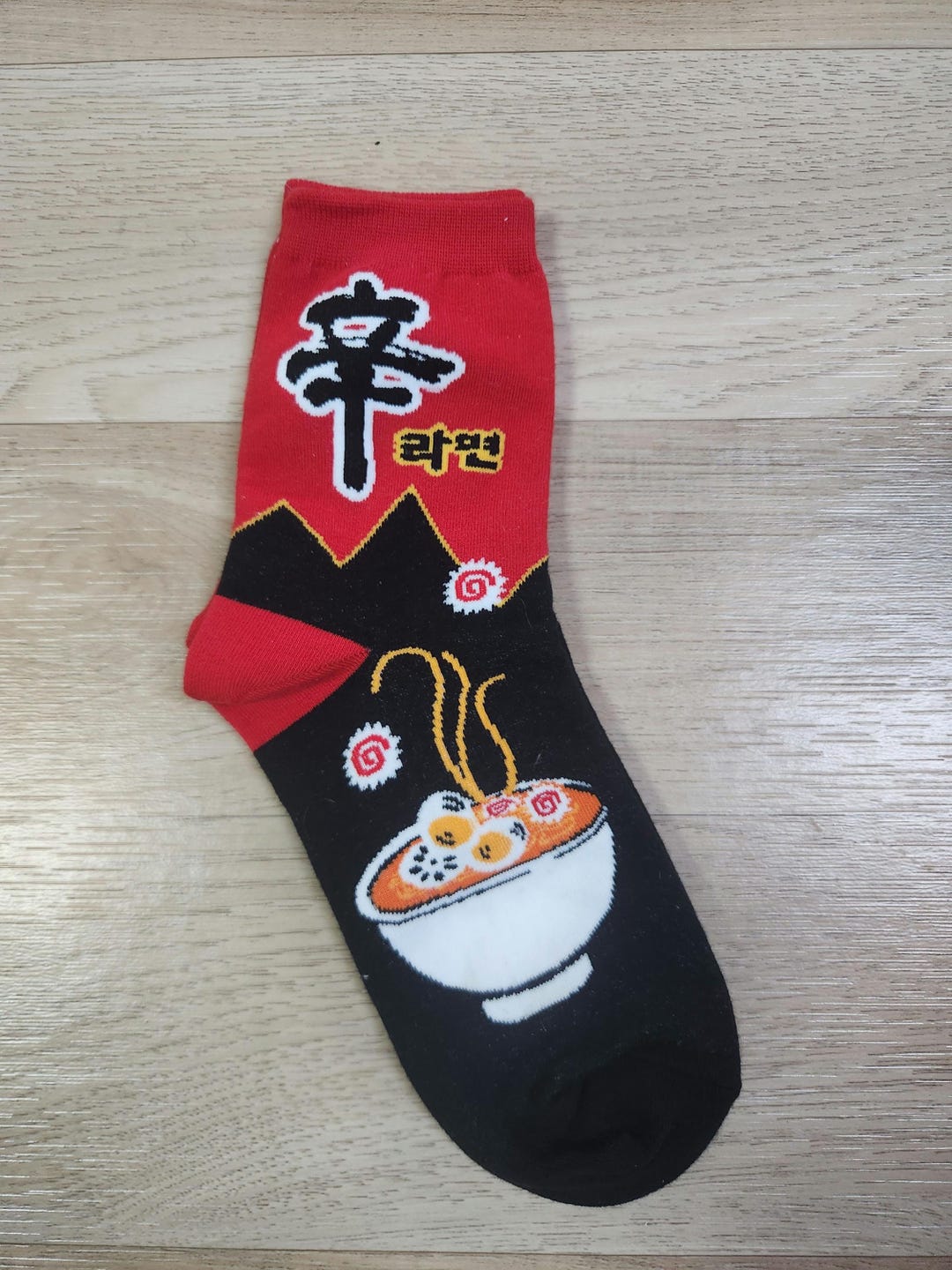 Shin Ramen, Korean Spicy Noodle Socks - Etsy