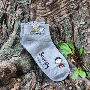 Cute Korean Snoopy and Charlie Brown Socks - Etsy