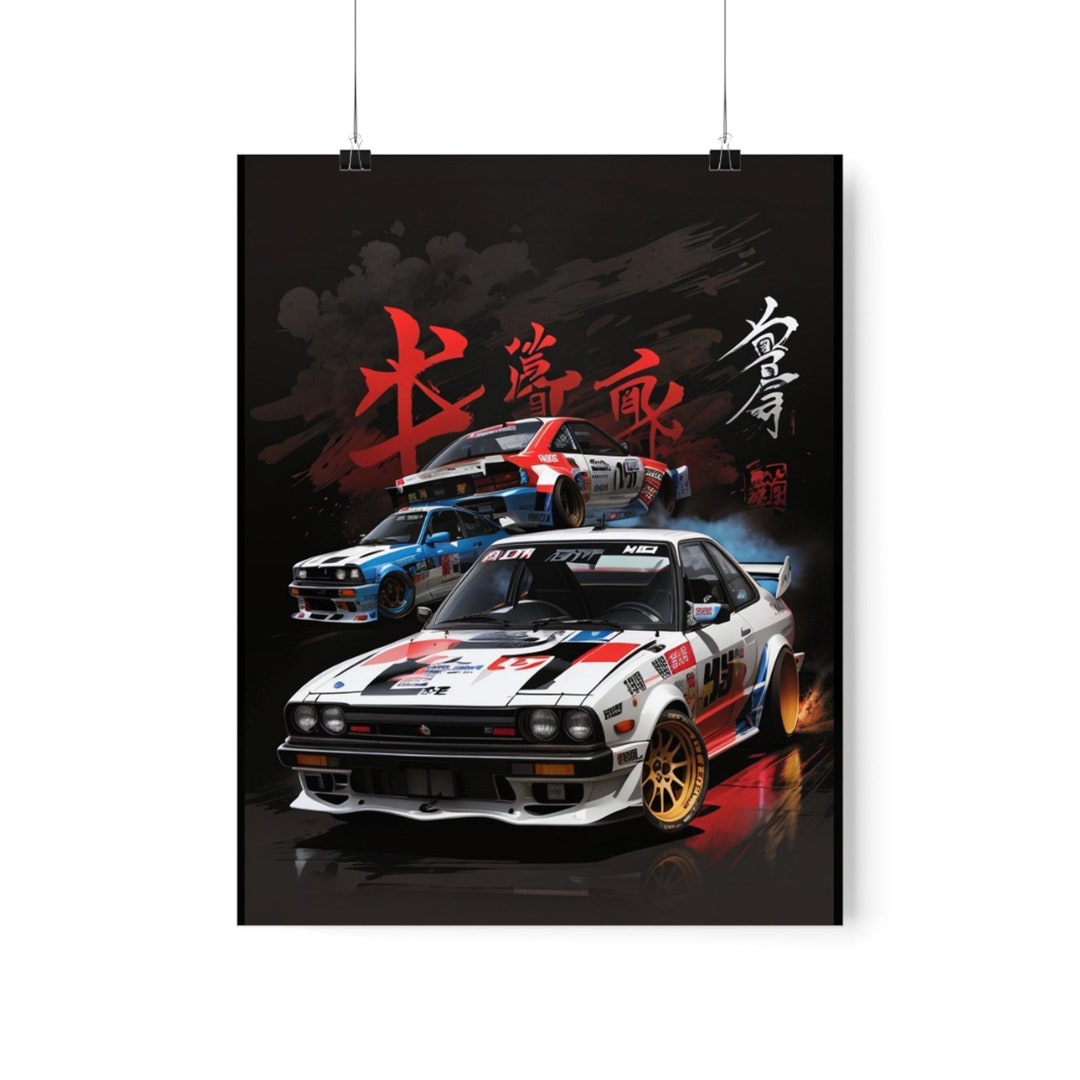 Japanese Car Poster Premium Matte Vertical Posters - Etsy