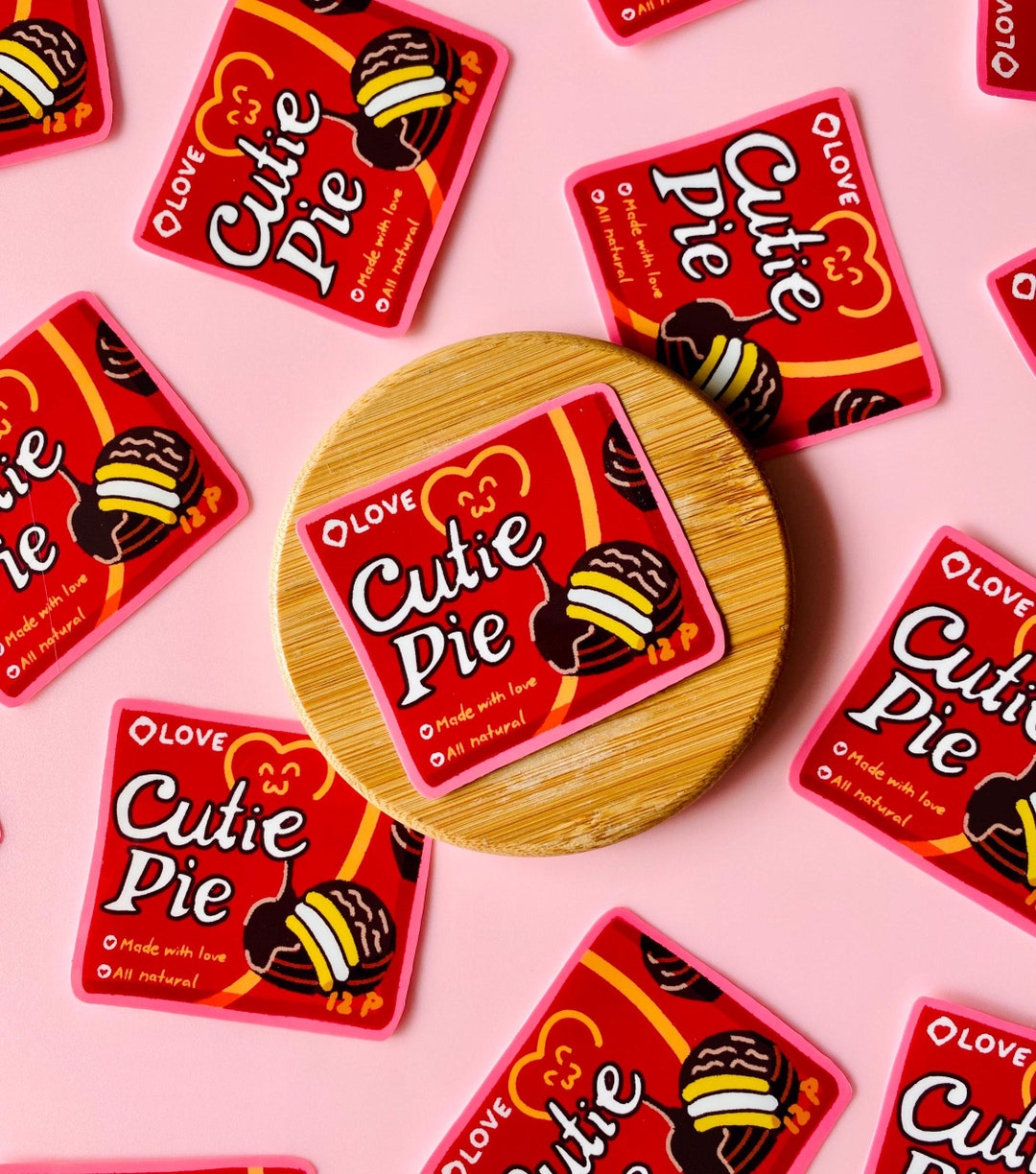 Cutie Choco Pie Asian Snack Vinyl Sticker -comes in Vinyl or ...