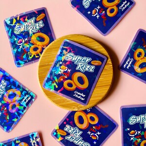 Superrizz Super Ring Snack Vinyl Sticker - Comes in Vinyl or ...