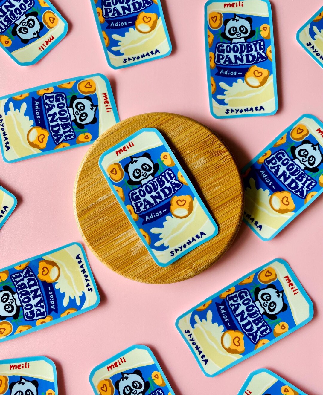 Goodbye Panda Asian Snack Vinyl Sticker - Comes in Vinyl or Holographic ...