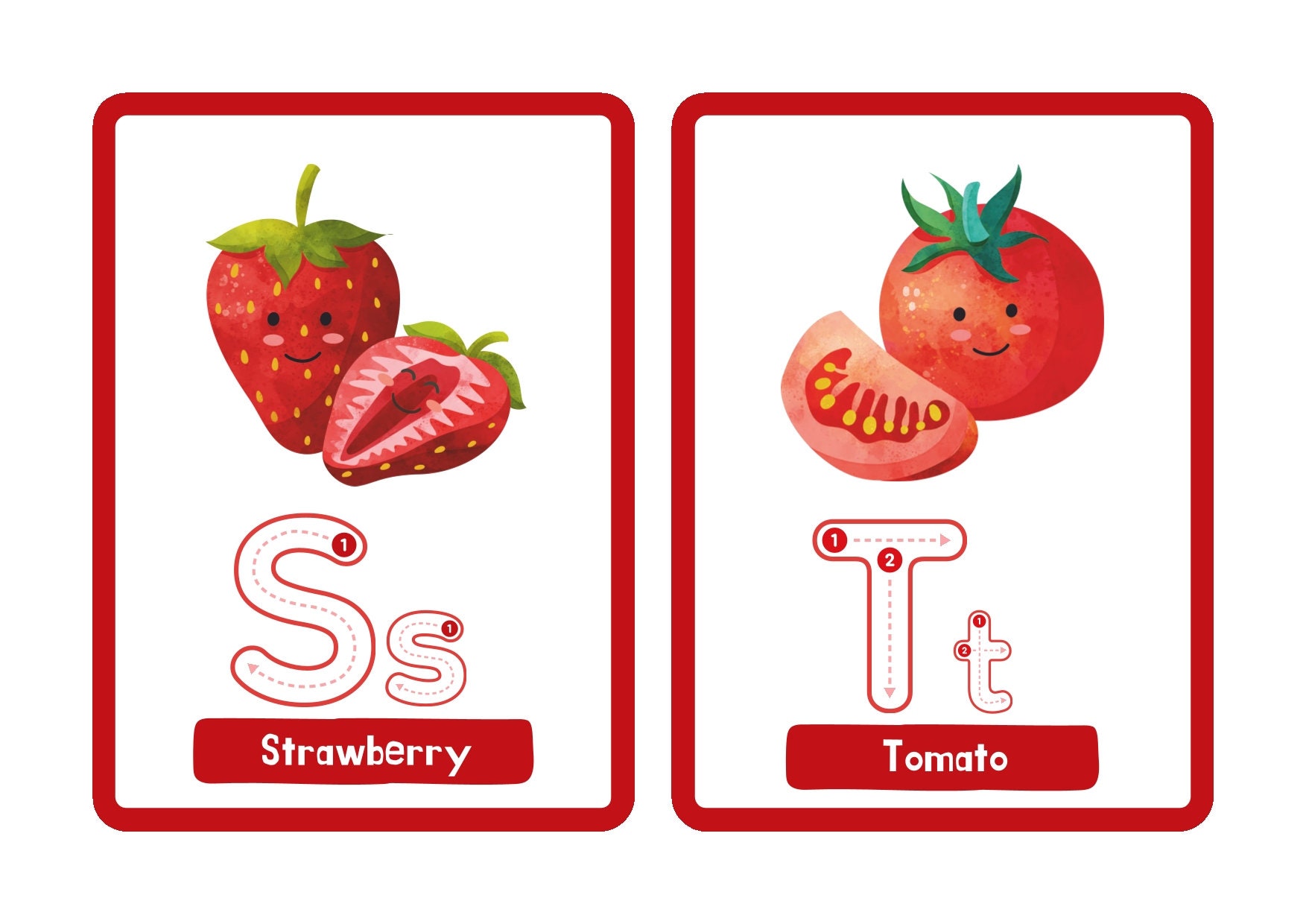 Flashcard to Learn the Alphabet and a Free Coloring Page,printable ...